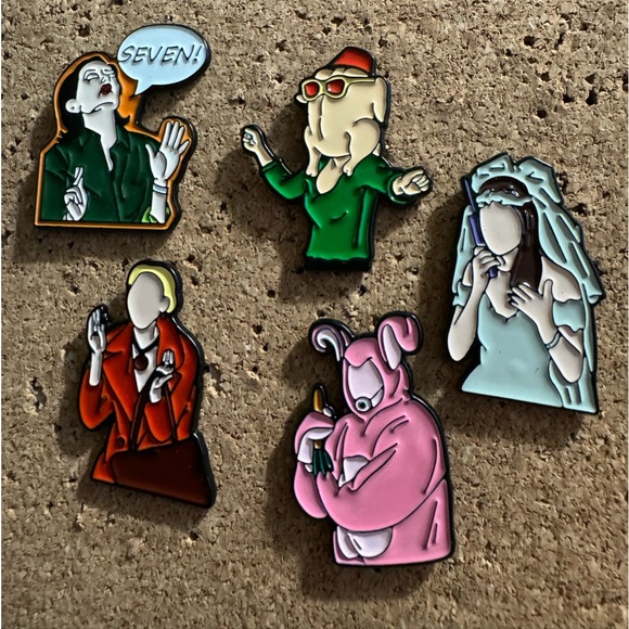 FRIENDS | Jewelry | Friends Tv Show Fan Gift Collectors Enamel Pins ...